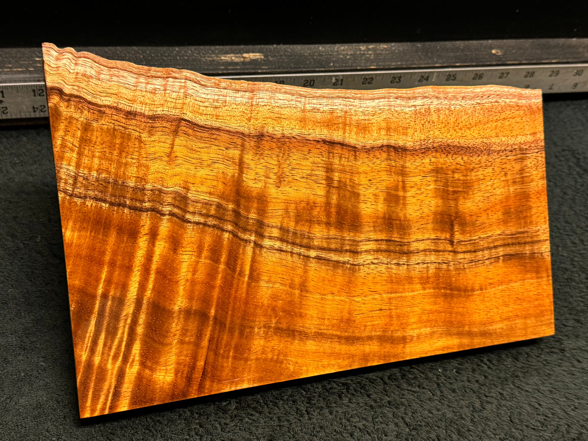 Hawaiian Curly Koa Wood Billet | Koa WoodWorks | KoaWood Ranch – Koa ...
